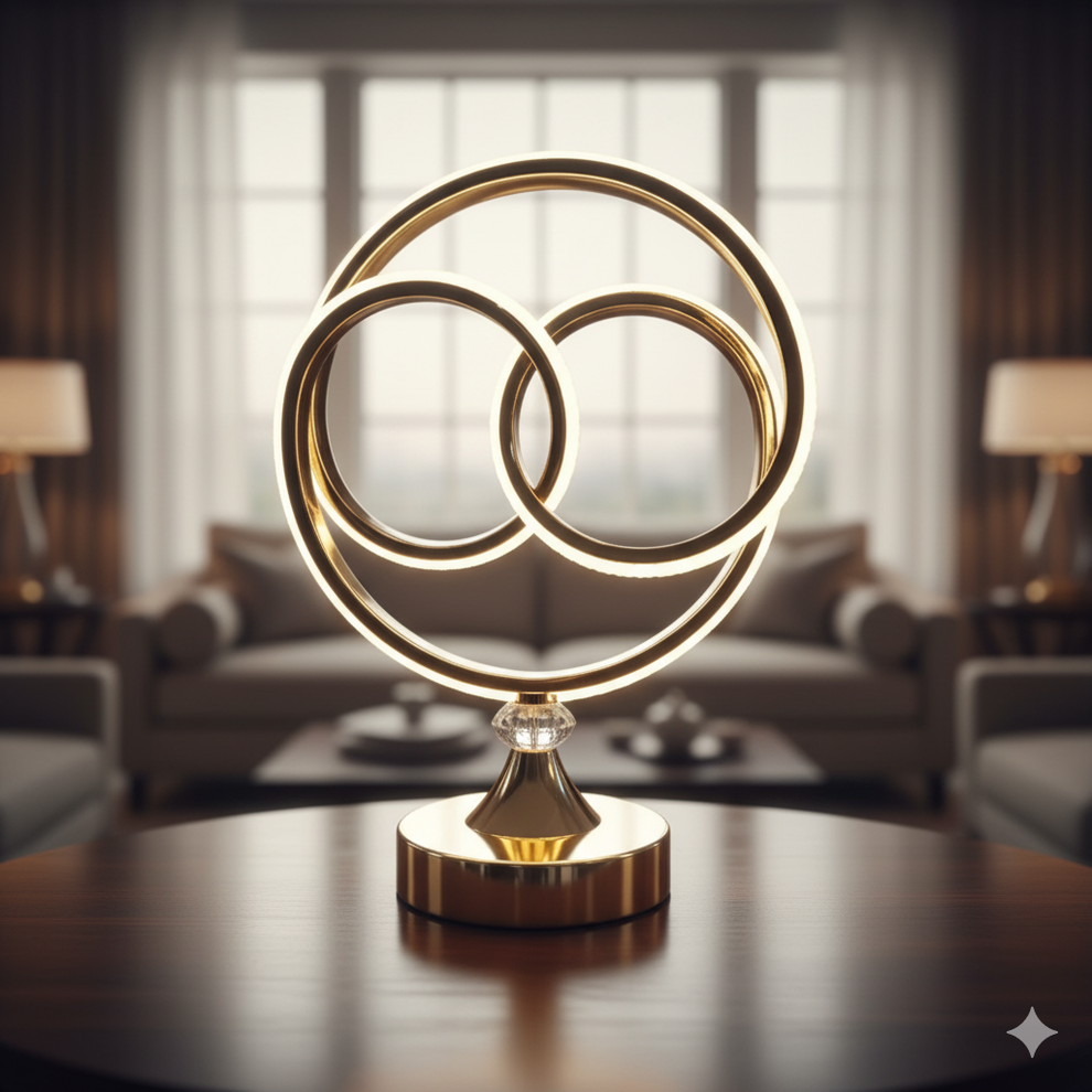 "Infinity" - Luxe LED Table Lamp For Table Decor – Nura Store